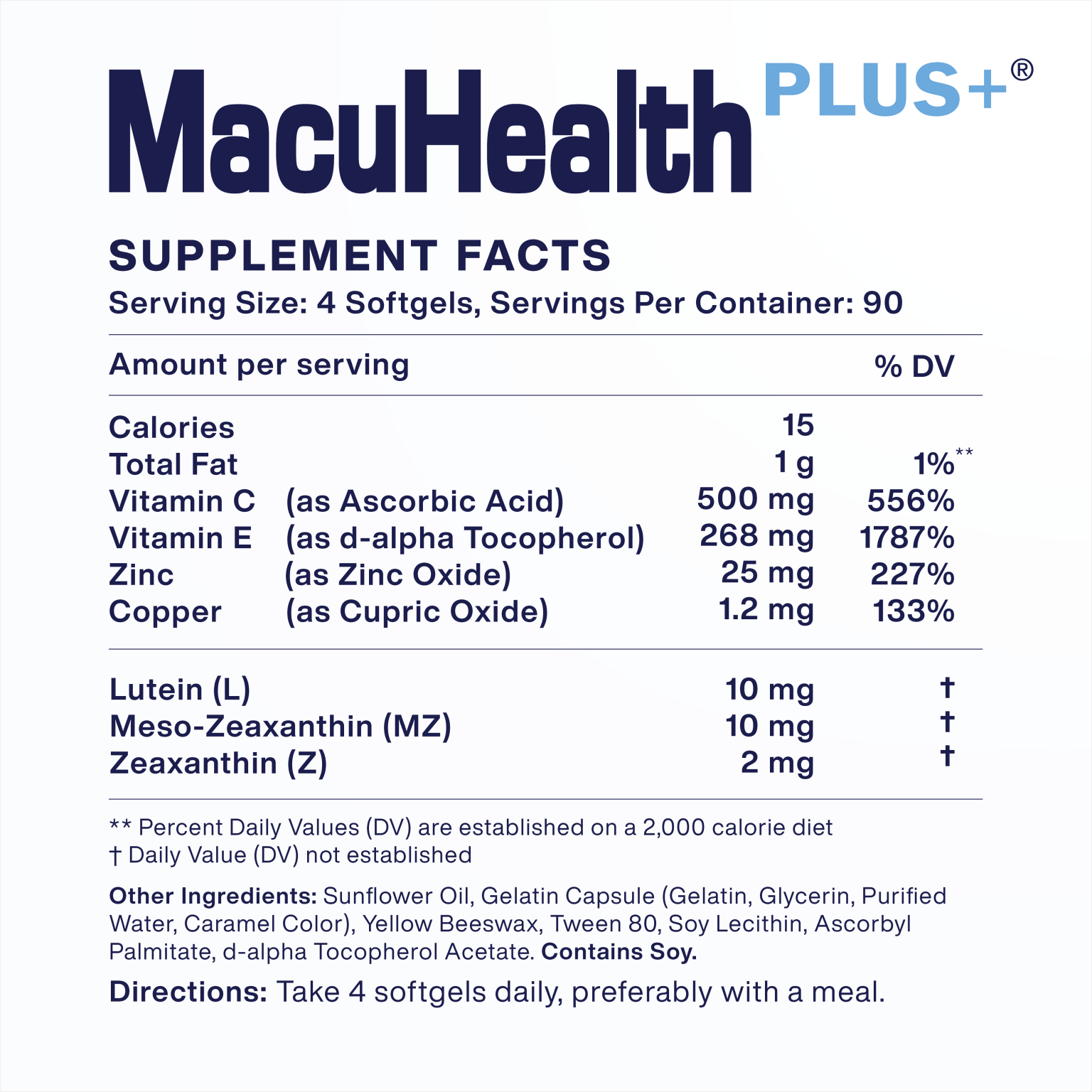 MacuHealth PLUS | Eye Vitamins for Age-Related Macular Degeneration